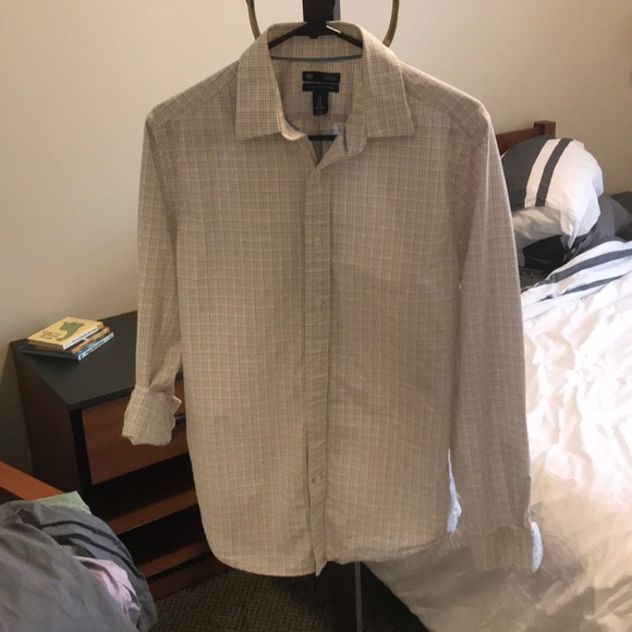 GAP | Shirts | Gap Checkered Primary Color Dress Shirt M | Poshmark